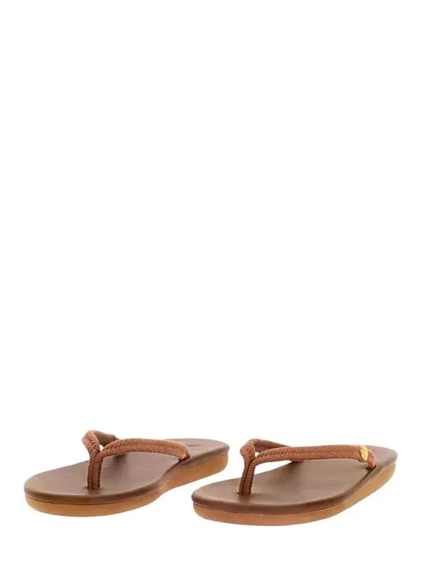 ANCIENT GREEK SANDALS Braided Strap Sandals - Brown