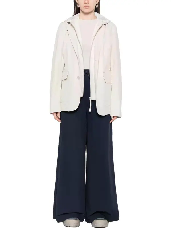 ALPHATAURI Hooded Blazer - Neutrals