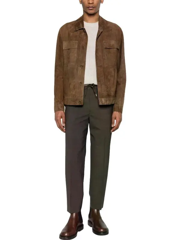 GRAN SASSO Ribbed Crew Neck Sweater - Neutrals
