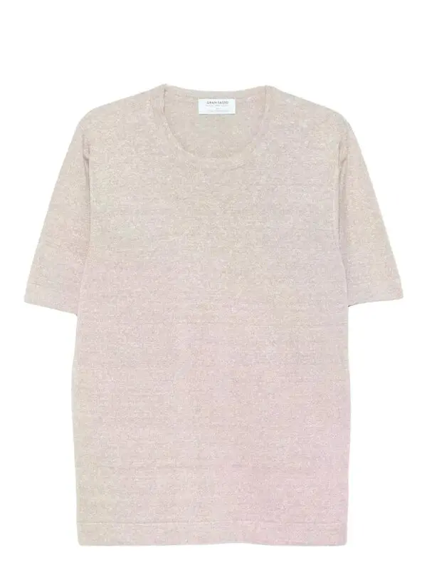 GRAN SASSO Crew-neck T-shirt - Neutrals