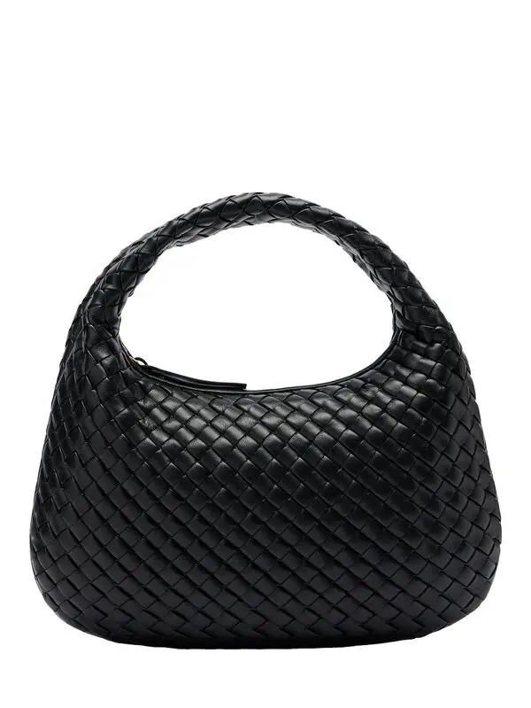 Bottega Veneta Small Intrecciato Top-handle Bag - Black