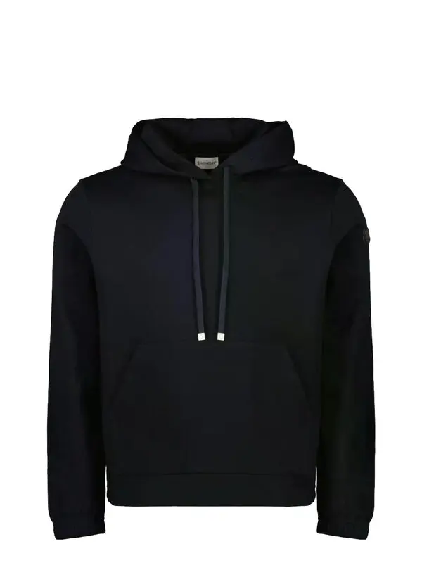 Moncler Logo Detail Hoodie - Blue