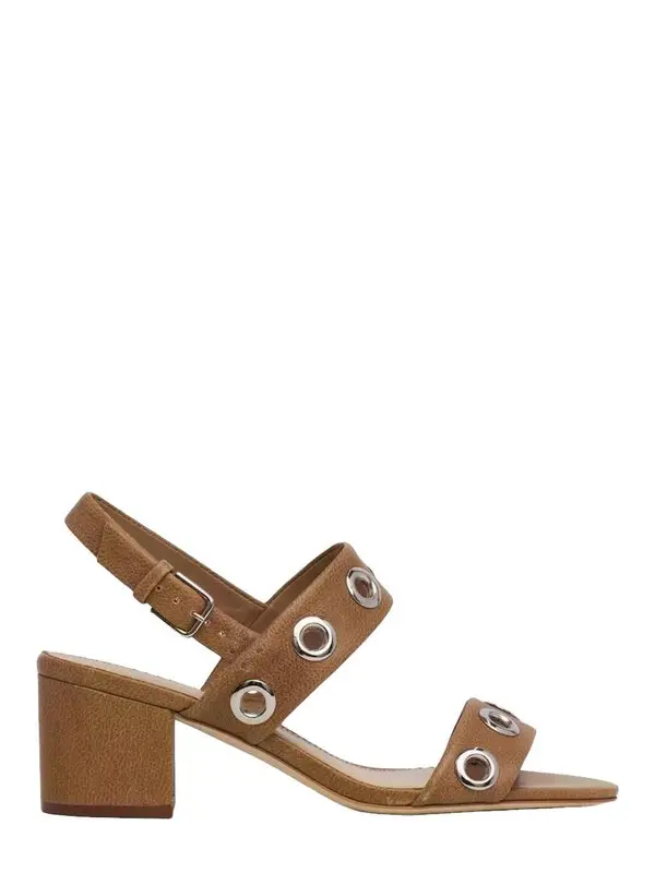 Cinq À Sept Gemma Embellished Block Heel Sandals - Neutrals