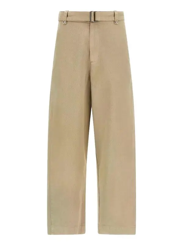 ENTIRE STUDIOS Baggy Belted Trousers - Neutrals