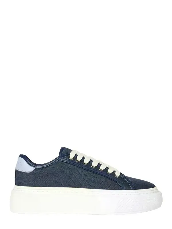 Paul Smith Swirl-effect Platform Sneakers - Blue