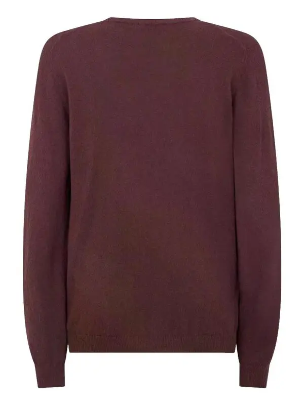 ROBERTO COLLINA Crew Neck Sweater - Red