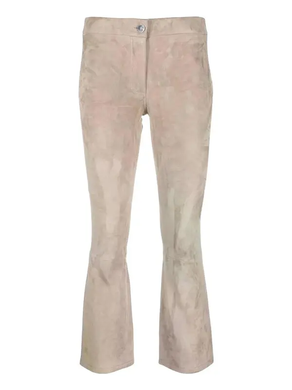 ARMA Cropped Flared Trousers - Grey
