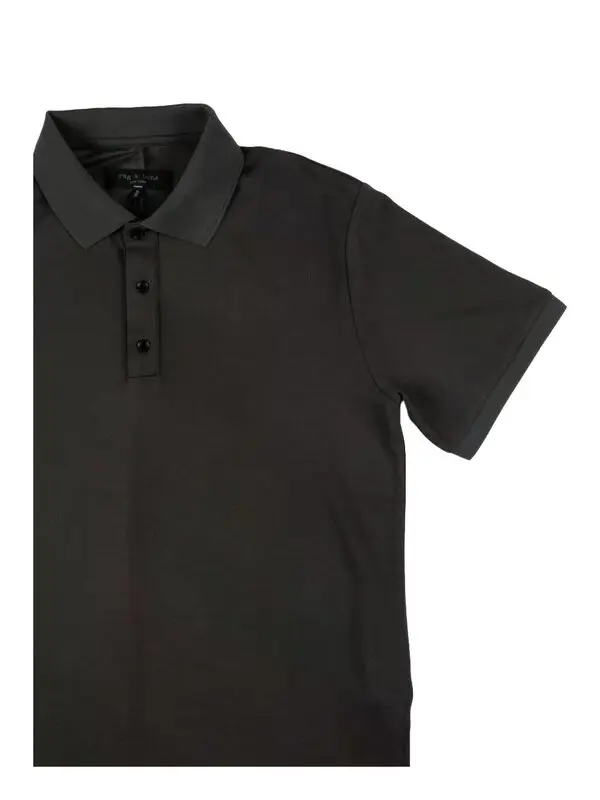 Rag & Bone Button-fastening Polo Shirt - Grey