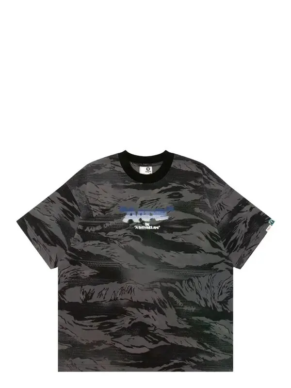 AAPE BY *A BATHING APE Camouflage Crewneck T-shirt - Grey