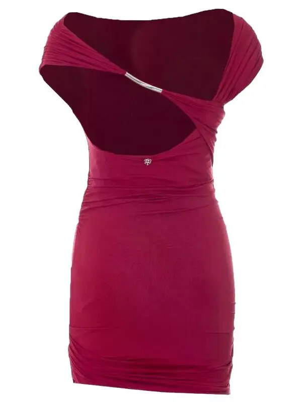 ANIYE BY Ruched Mini Dress - Red