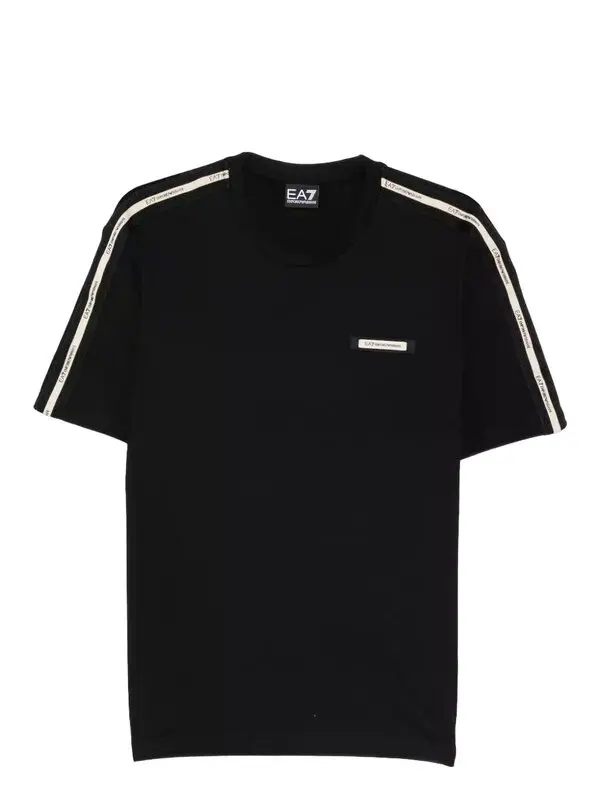 EA7 Logo-detail T-shirt - Black