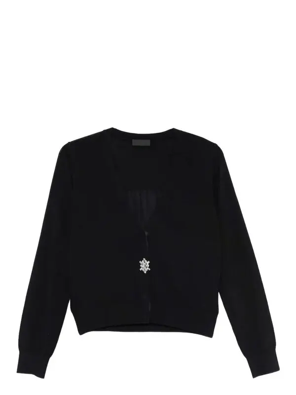 Liu Jo Crystal Embellishment Cardigan - Blue