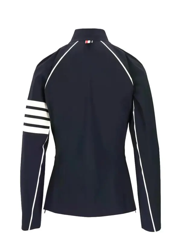 Thom Browne Compression Zip-up 4-bar Jacket - Blue