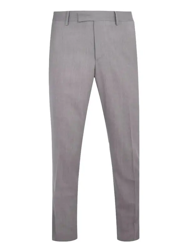 LARDINI Buttoned Wool Trousers - Grey
