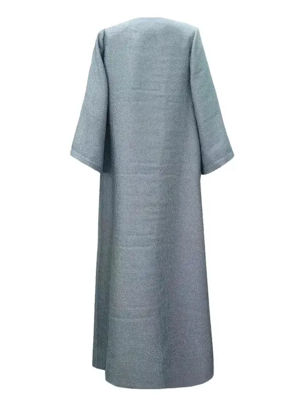GEMY MAALOUF Open Loose-cut Coat - Blue