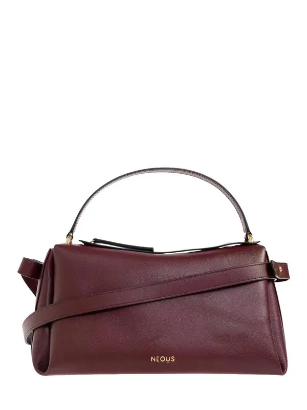 NEOUS Calf Leather Cross Body Bag - Red