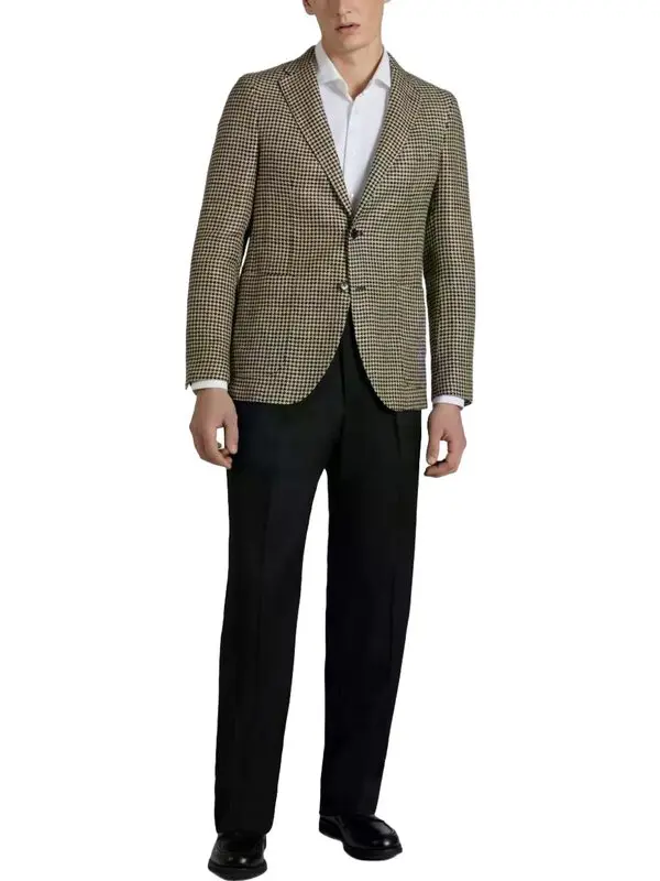 Incotex Houndstooth Blazer - Neutrals