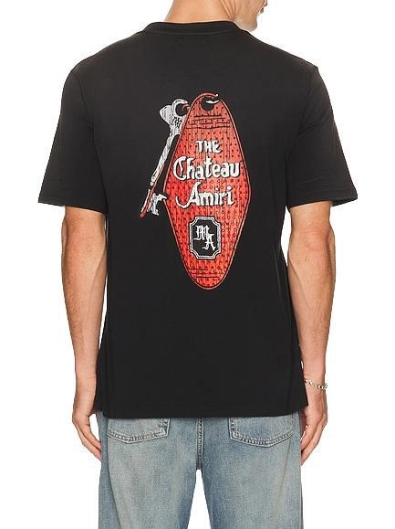 Amiri Chateau Key Tee - Black