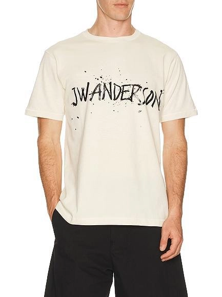 JW Anderson Circular T-shirt - Ecru