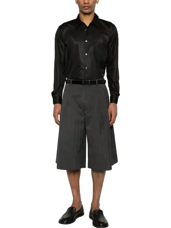 Comme Des Garçons Chest-pocket Shirt - Black