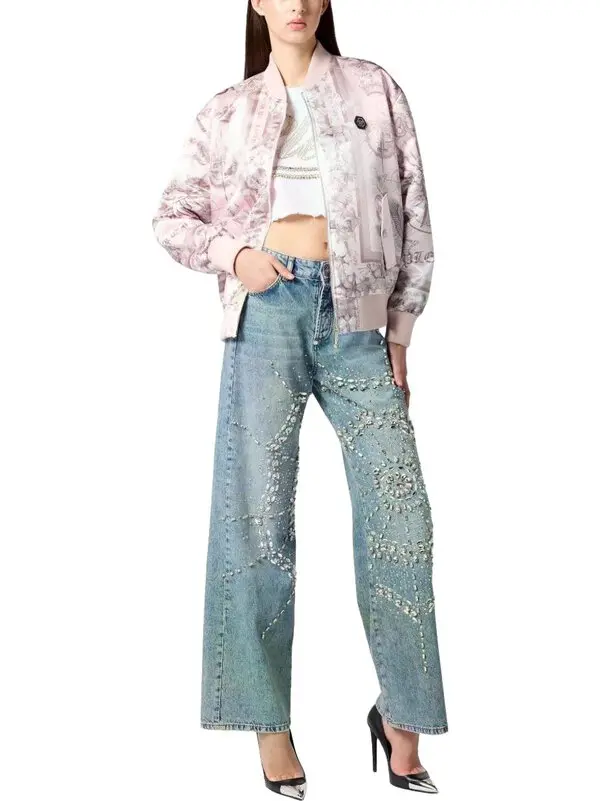 Philipp Plein Bomber Jacket - Pink
