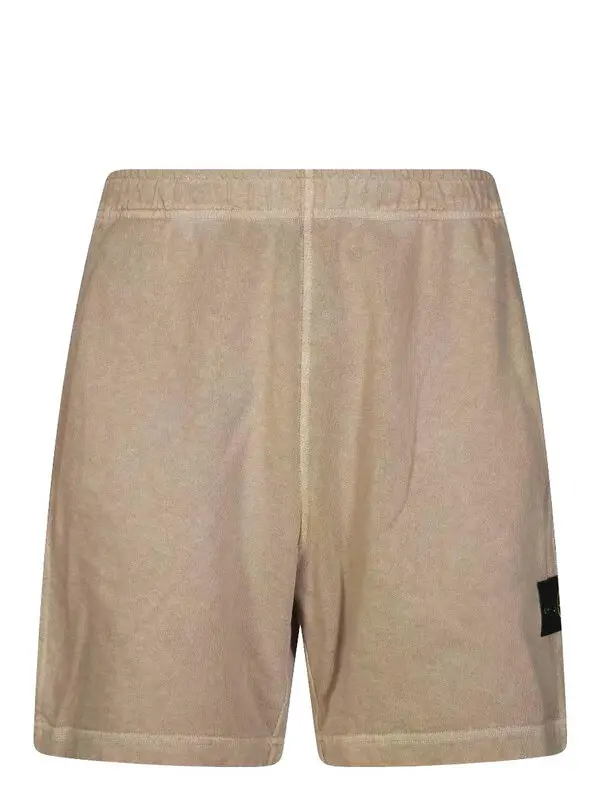 Stone Island Elastic-waistband Track Shorts - Neutrals