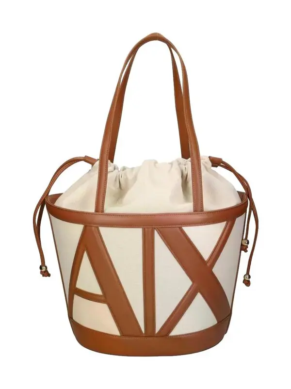 Armani Exchange Bucket Bag - Neutrals