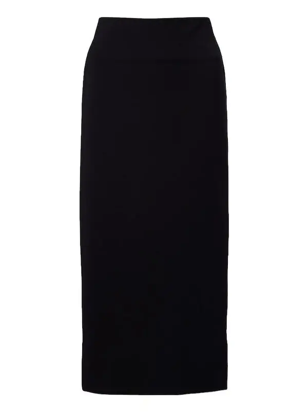 JIL SANDER Mid-rise Pencil Skirt - Black