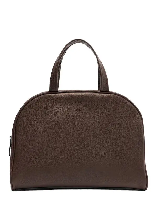 THE ROW Bindle Small Leather Tote Bag - Brown