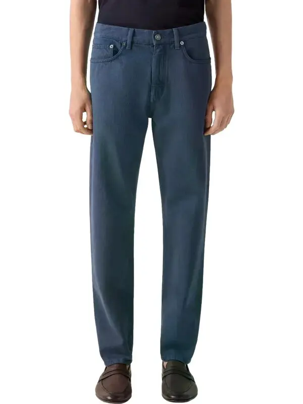 Zegna Roccia Cotton Jeans - Blue