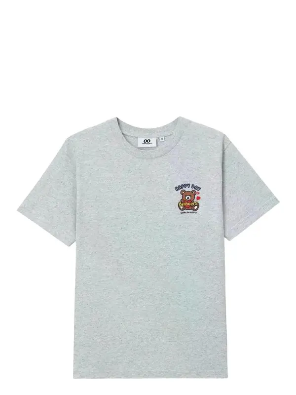 CHOCOOLATE Bear Print T-shirt - Grey