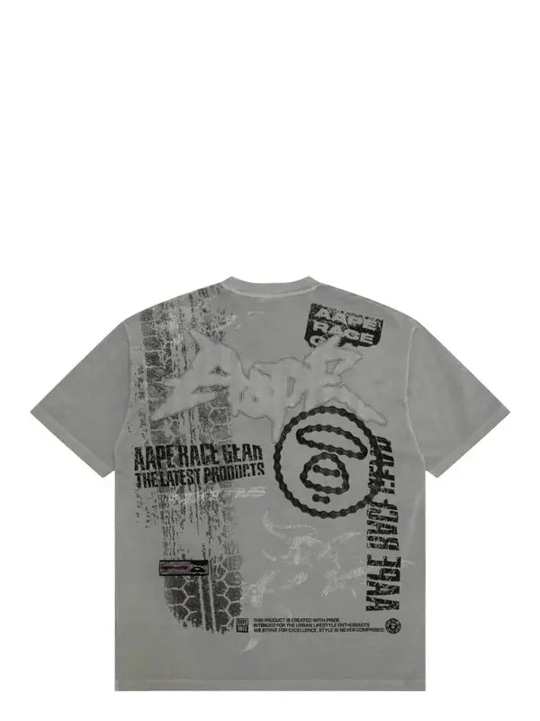 AAPE BY *A BATHING APE Graphic-print T-shirt - Grey