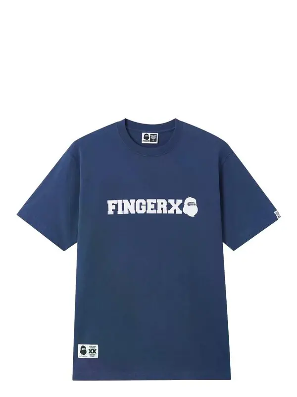 FINGERCROXX Logo T-shirt - Blue