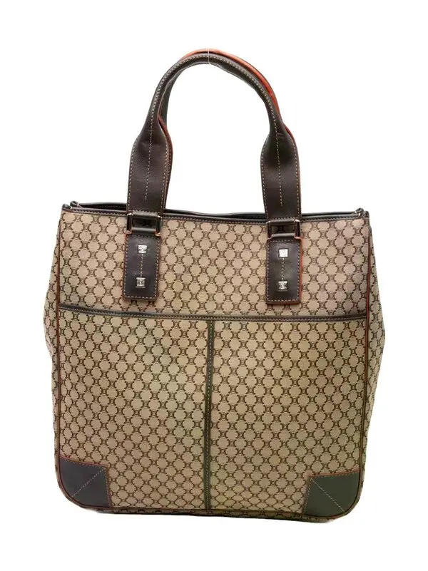 Celine Macadam Canvas Tote Bag - Brown