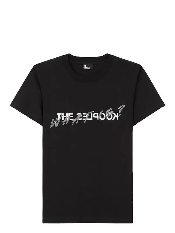 The Kooples Logo-print Cotton T-shirt - Bla01