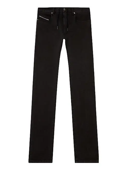 DIESEL® 2032 D-krooley Straight-leg Tie-waist Stretch-denim Jeans - 02