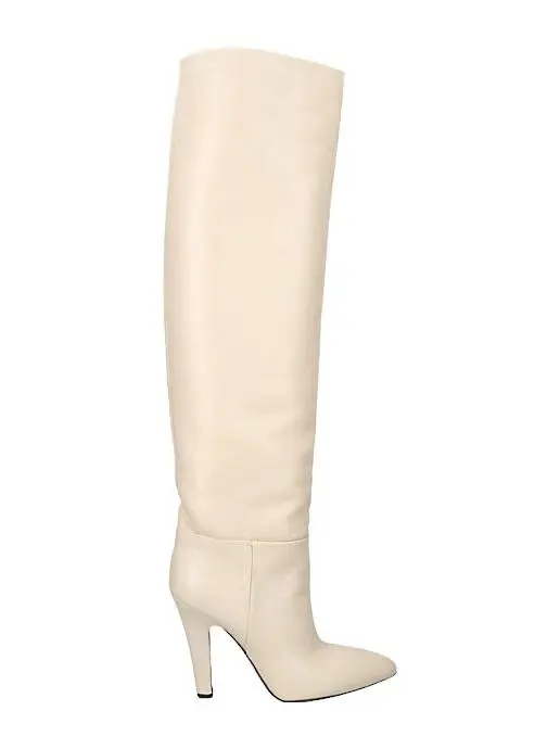 Paris Texas Elsa Leather Knee-high Boots - Bone
