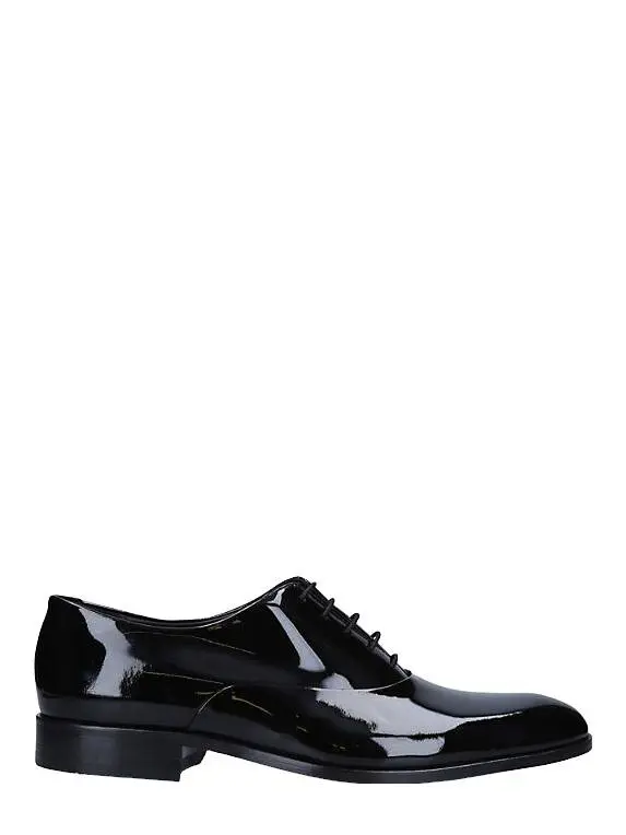 LOAKE Patent Leather Oxford Shoes - Black