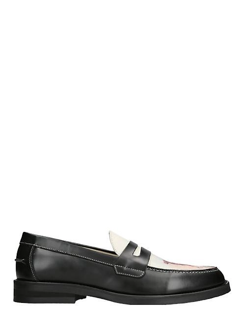 DUKE + DEXTER Wilde Advanced Guard Leather Loafers - Black/comb