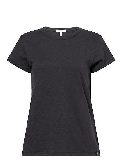 Rag & Bone Round Neck Cotton-jersey T-shirt - Black