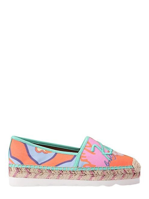Kurt Geiger Graphic Print Woven Espadrilles - Mult/other