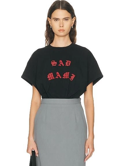 WILLY CHAVARRIA Sad Mami Bodysuit - Black