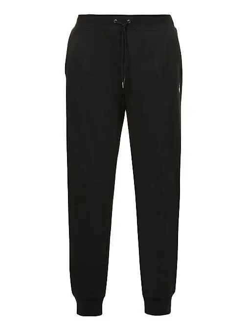 Polo Ralph Lauren Double-knit Tapered Cotton-blend Jogging Bottoms - Polo Black