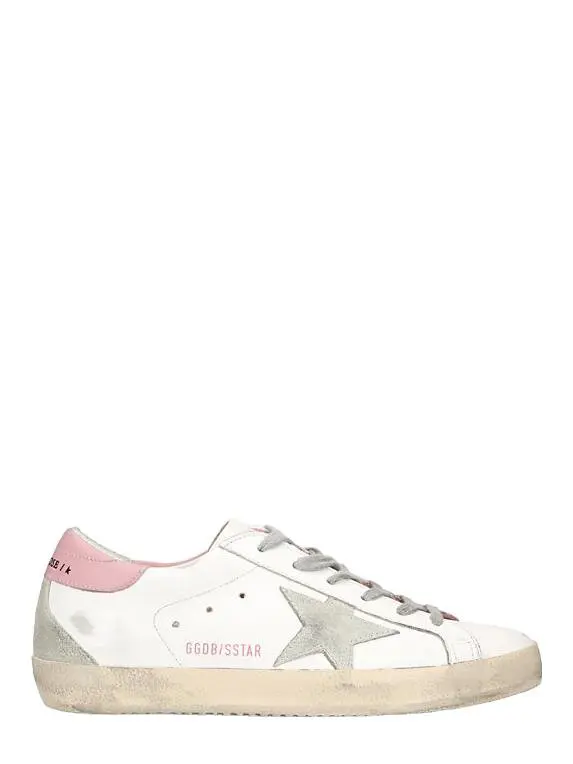 GOLDEN GOOSE Superstar Low-top Leather Trainers - White/comb