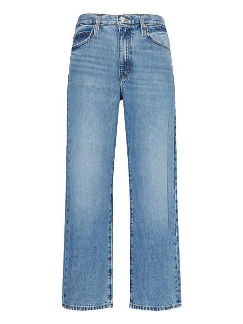 FRAME The Hang Five-pockets Straight-leg Mid-rise Denim Jeans - Seattle