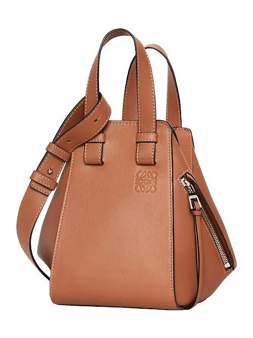 Loewe Hammock Small Leather Shoulder Bag - Tan