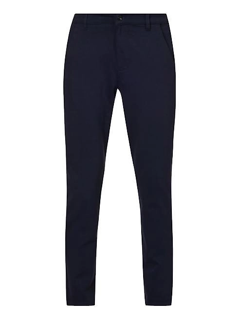 7 For All Mankind Brand-patch Belt-loop Regular-fit Stretch-denim Jeans - Navy