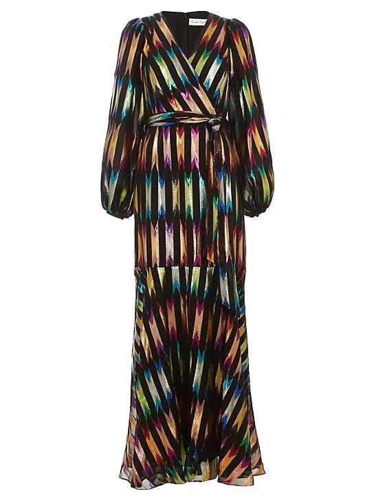PHASE EIGHT Ellia Shimmer Woven Maxi Dress - Multi