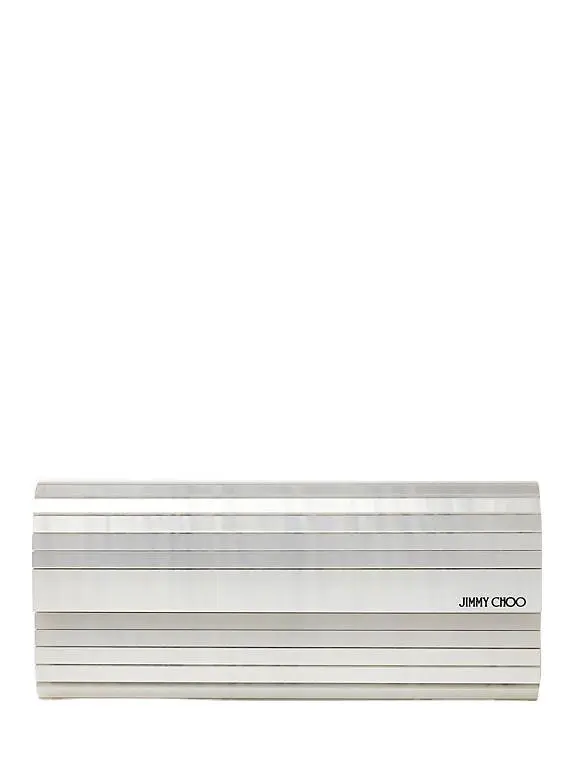 JIMMY CHOO Mother-of-pearl Sweetie Clutch - Ivory
