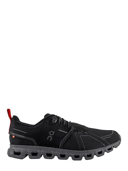 On Cloud 6 Waterproof Woven Trainers - Black Eclipse